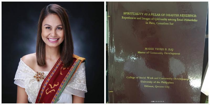 Venus Raj completes master's degree in UP | GMA News Online
