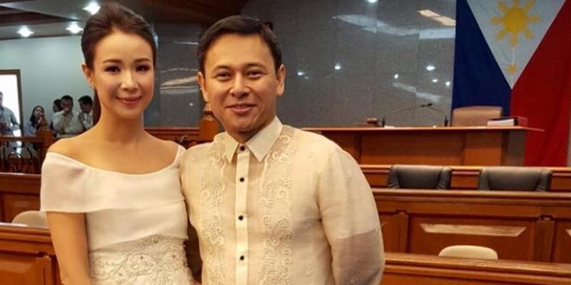 Senator Sonny Angara's wife Tootsy wears prom dress from 1991 to SONA ...