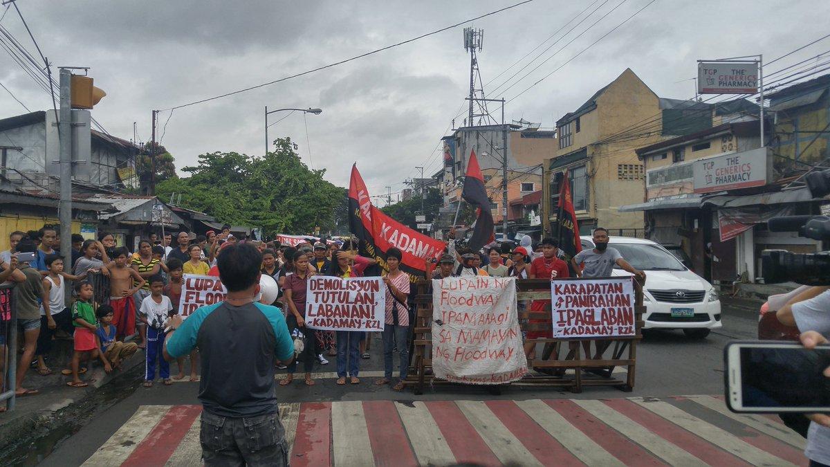 Police clarify: No demolition in Pasig, only Kadamay protest rally ...