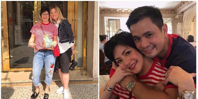 Regine and Ogie fly to Paris with family | GMA News Online