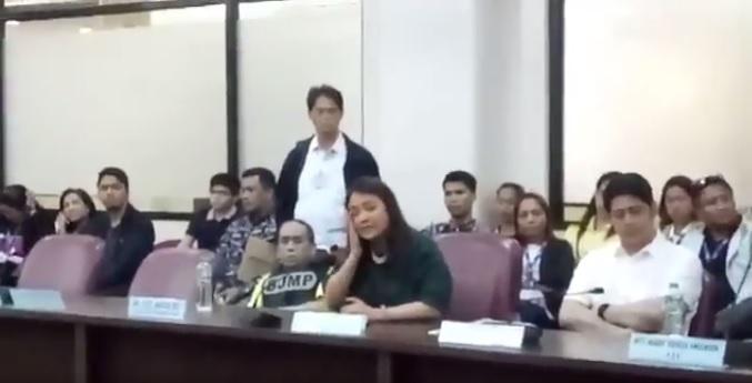 BOC personnel gets emotional after solon questions qualification | GMA ...