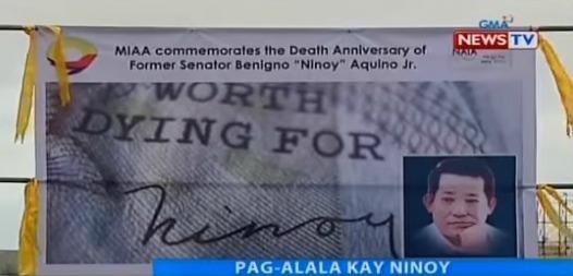 Ninoy's 34th death anniversary commemorated at NAIA | GMA News Online