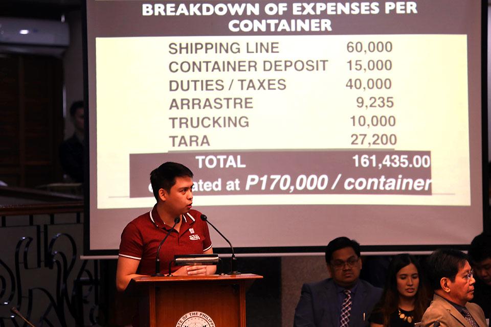 Taguba presents alleged trail of 'tara' pay offs to BOC's Joel Pinawin, Neil Estrella | GMA News ...