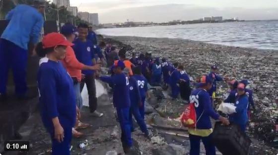 Truckloads of garbage collected during Manila Bay cleanup operation ...