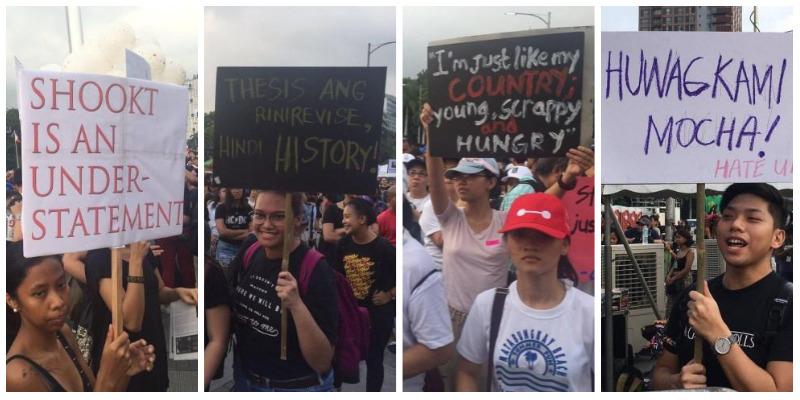'Shookt' millennials rally vs. tyranny, killings at Luneta | GMA News ...
