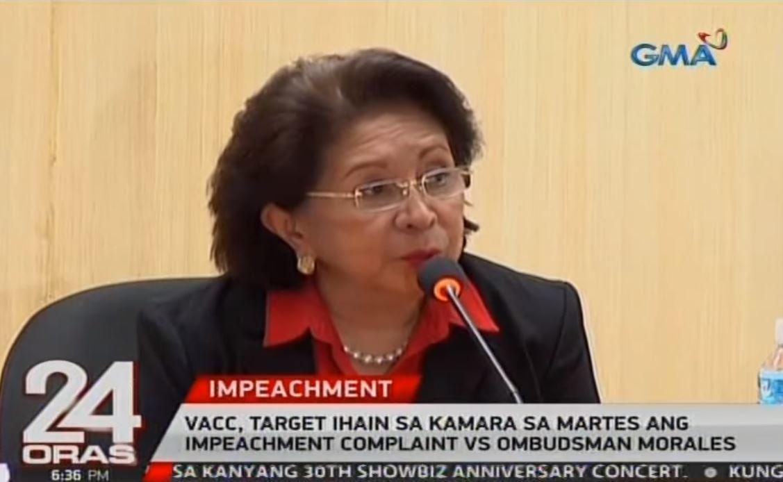VACC to file impeach raps vs. Ombudsman next week | GMA News Online