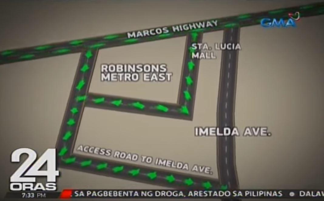 MMDA: Marcos Highway rerouting starts Wednesday | GMA News Online