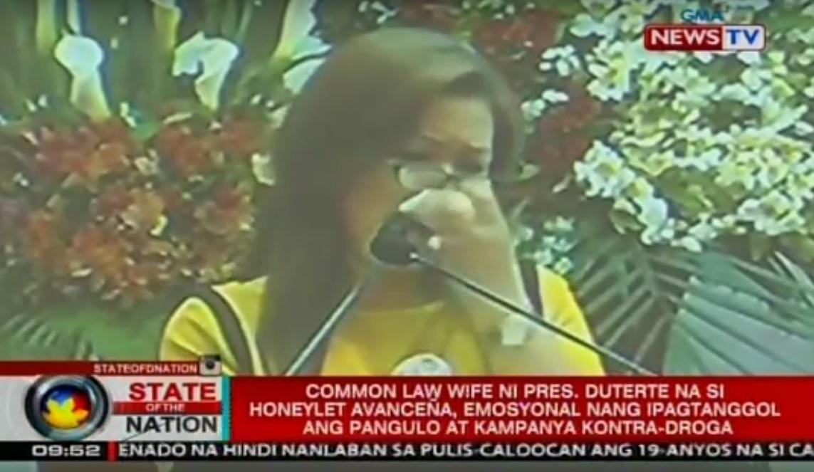 Honeylet gets emotional as she defends Duterte from Trillanes, other ...