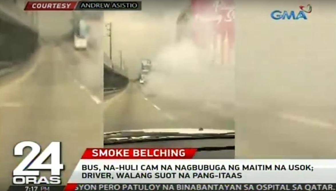 Why a half-naked man was driving a smoke-belching bus on EDSA | GMA ...