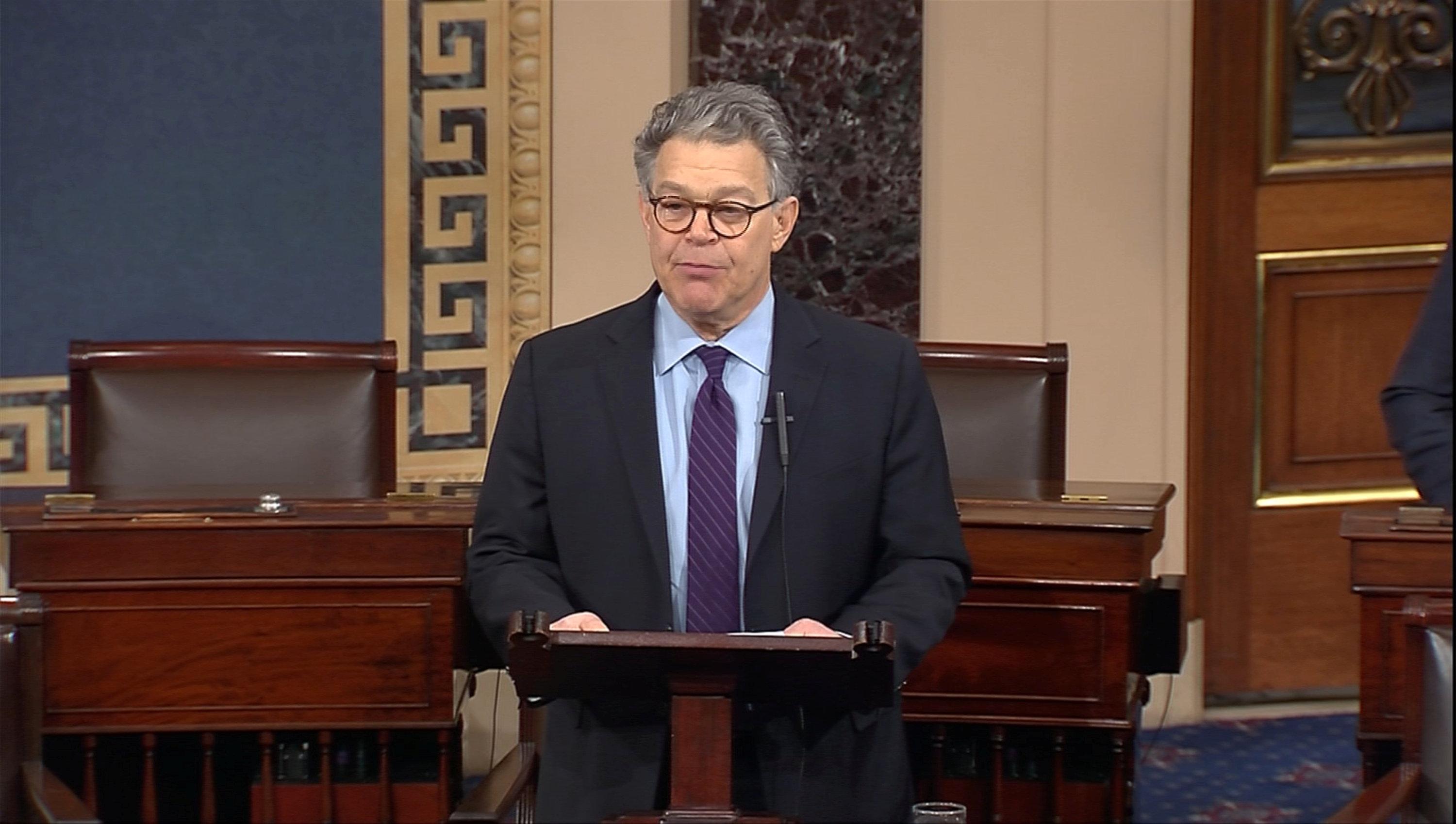 Democratic US Senator Franken says he will resign over sexual ...