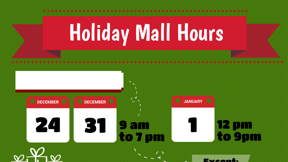 Mall hours for the 2017 holidays | GMA News Online