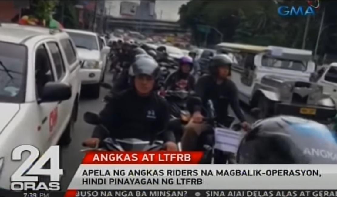 LTFRB turns down Angkas plea to resume motorcycle transport ops | GMA ...