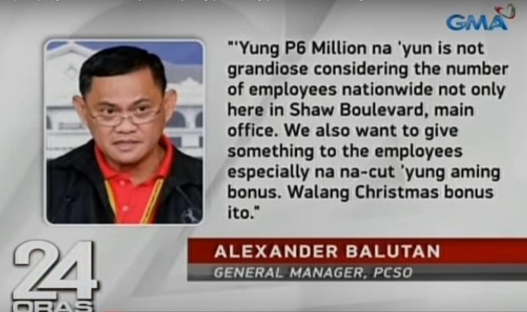 PCSO GM Balutan says agency’s party budget ‘not grandiose’ | GMA News ...