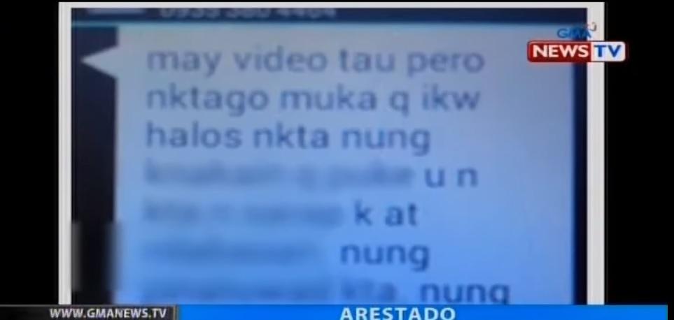 Lalaki, arestado sa pagbabanta sa karelasyon na ikakalat ang kanilang ‘scandal’ ‘pag ‘di nag ...
