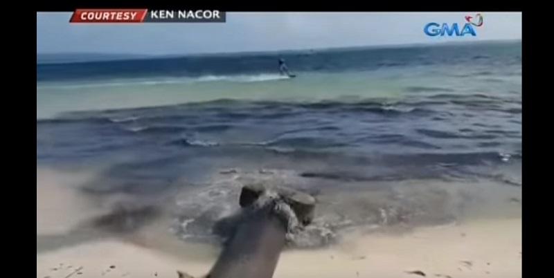 Video shows waste from drainage pipe flowing out into Boracay's beach ...