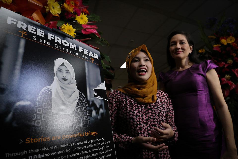 'Fighting for Safe Spaces' photo exhibit opens at Senate | Photos | GMA ...