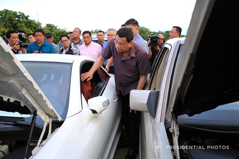 Duterte orders destruction of smuggled luxury cars in Port Irene ...