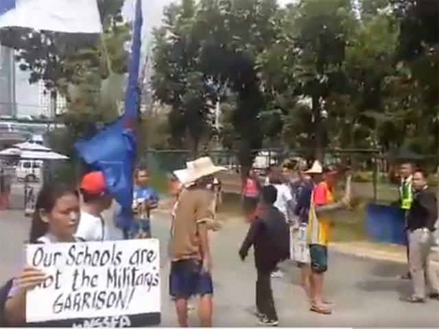 Grupo sumugod sa DepEd dahil sa ‘militarisasyon’ ng Samar schools ...