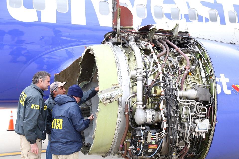 Southwest engine explosion began when fan blade broke -- US safety ...