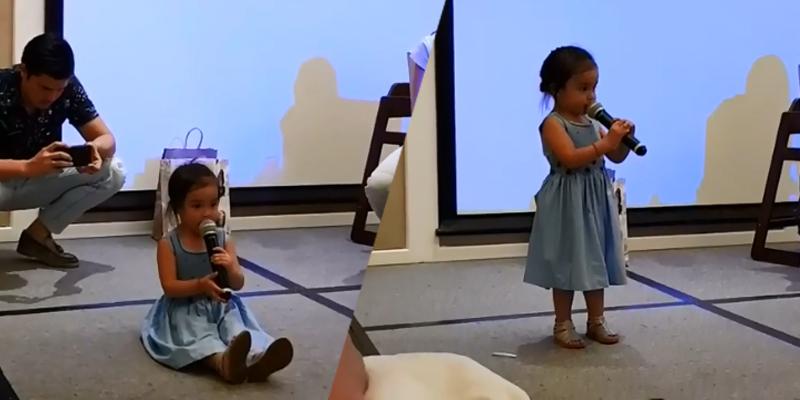 Baby Zia sings 'Bahay Kubo' at DongYanatics' 10th anniversary party ...