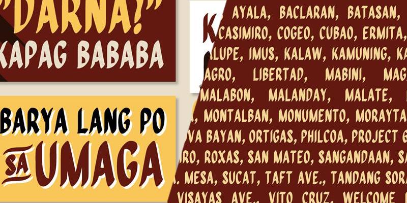 Pinoy graphic artist crafts font inspired by jeepney signs | Hashtag ...
