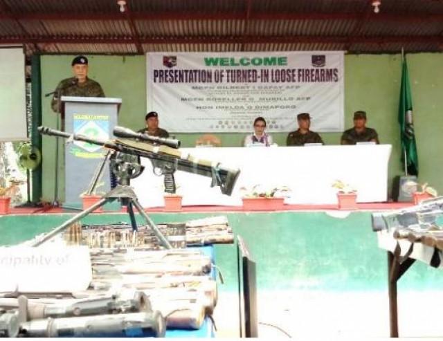 535 loose firearms turned over to AFP in Lanao Norte | GMA News Online
