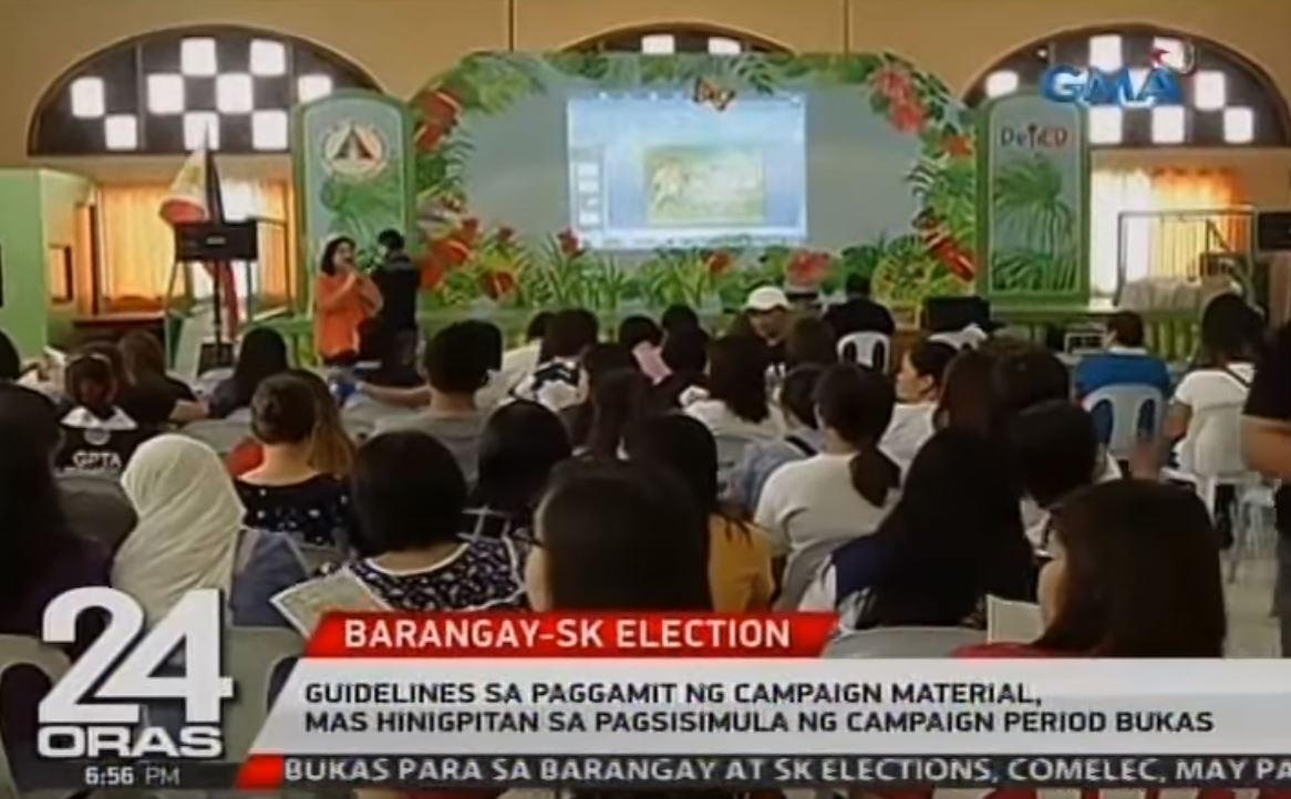 Barangay, SK hopefuls told to stick to Comelec's campaign guidelines ...