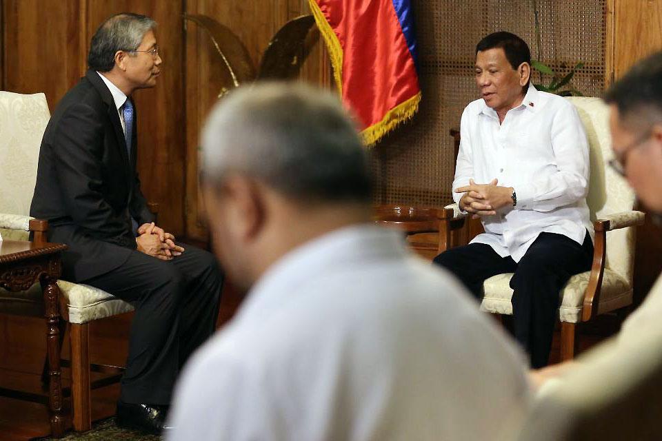 SoKor envoy pays courtesy call on Duterte | Photos | GMA News Online