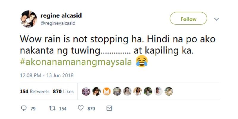 Regine Velasquez has a hilarious tweet about the heavy rains | GMA News ...