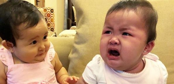 Baby Nala tries to comfort crying Baby Tali during Camille Prats ...