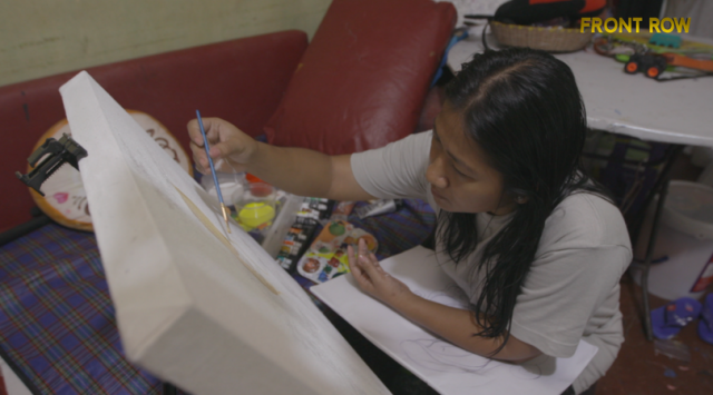 Single mom, itinataguyod ang pamilya sa pagpipinta | GMA News Online