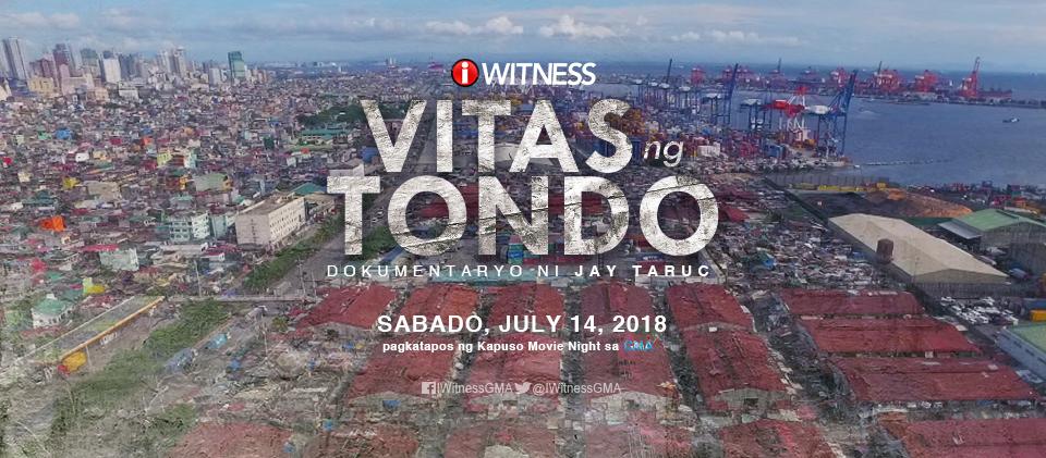 'Vitas ng Tondo,' dokumentaryo ni Jay Taruc ngayong Sabado sa I-Witness ...