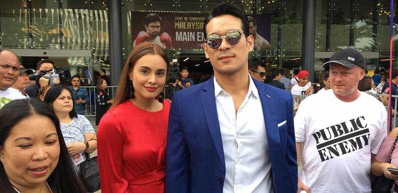 Max Collins and husband Pancho Magno attend Pacquiao fight in KL | GMA ...