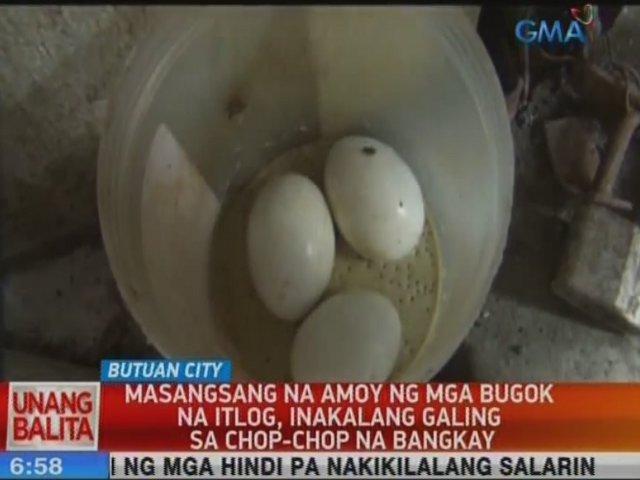 Masamang amoy na inakalang galing sa chop-chop na bangkay, sa mga bugok na itlog pala | Balitambayan