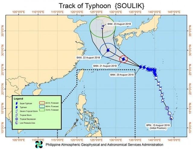 Typhoon Soulik outside PAR may enhance Habagat