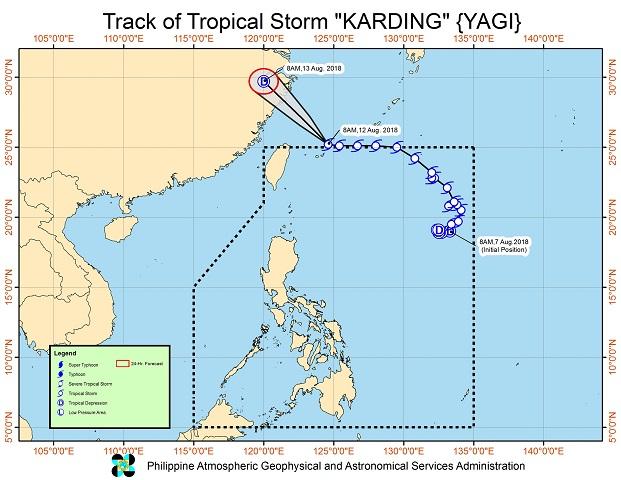 Tropical Storm Karding (Yagi) moves toward China, enhances Habagat ...