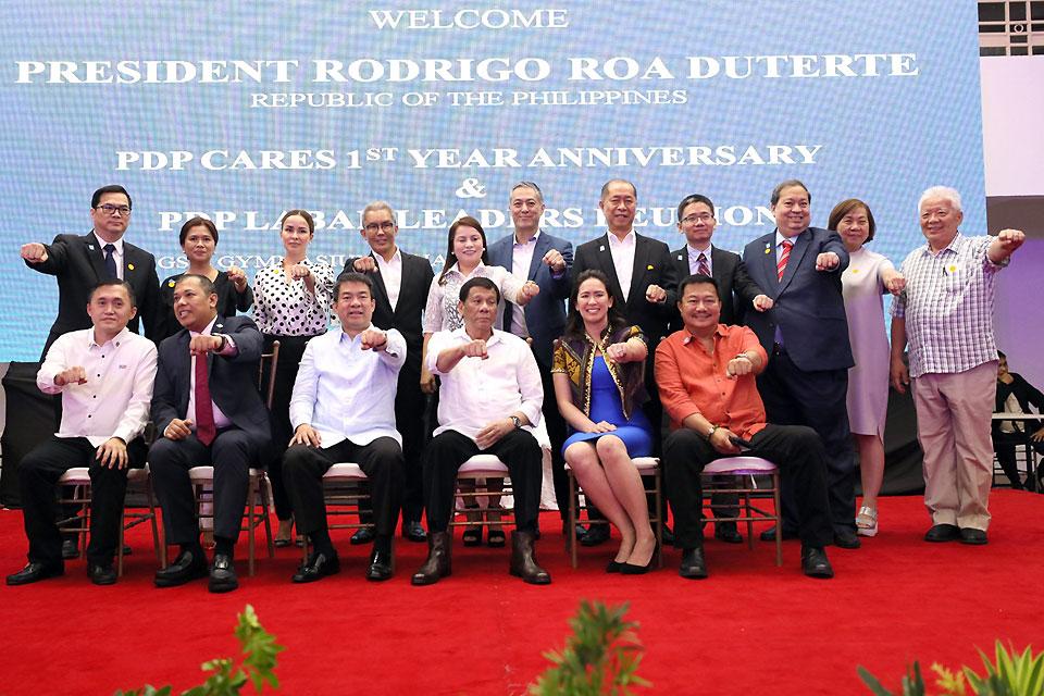 Duterte at PDP-Laban CARES 1st anniversary rites | Photos | GMA News Online