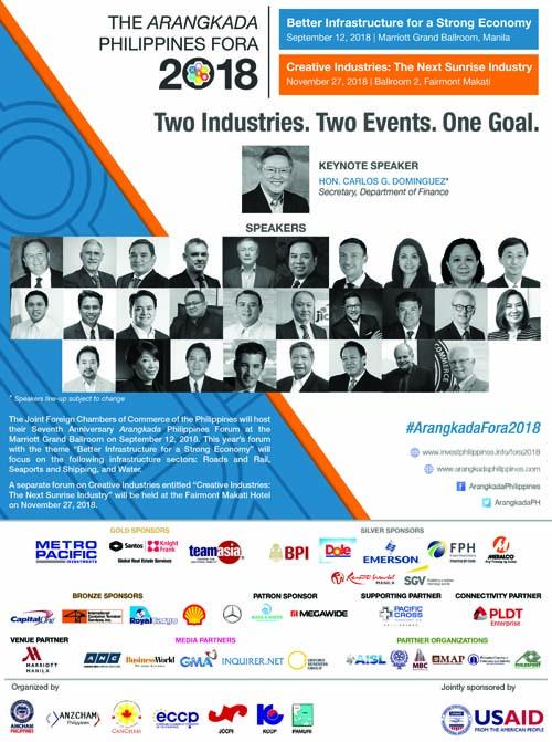 The Arangkada Philippines Fora 2018: Better Infrastructure for a Strong ...