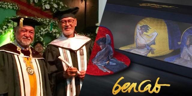 BenCab's hats: A mortarboard plus a collab with Secret Fresh and New ...