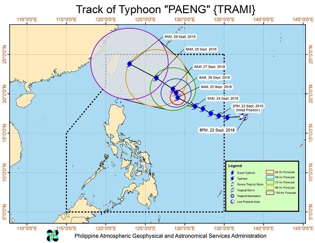 Typhoon Paeng maintains strength, may affect extreme Northern Luzon on ...