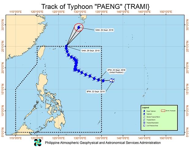 Typhoon Paeng exits the PAR; maintains strength, course | GMA News Online