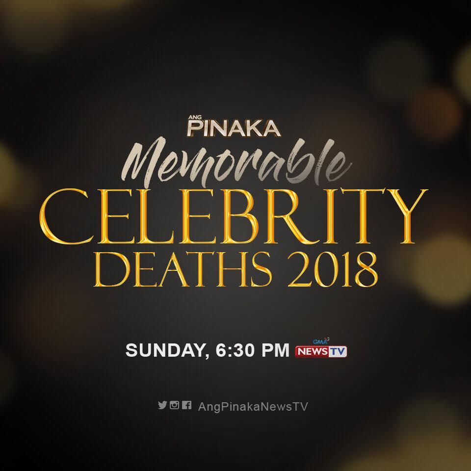 ‘Ang Pinaka’ looks back at the most memorable celebrity deaths | GMA ...