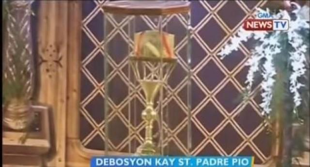 Padre Pio's incorrupt heart relic arrives at Manila Cathedral