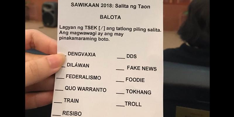 'DDS', 'Dilawan', 'Troll' among entries for Word of the Year | GMA News ...
