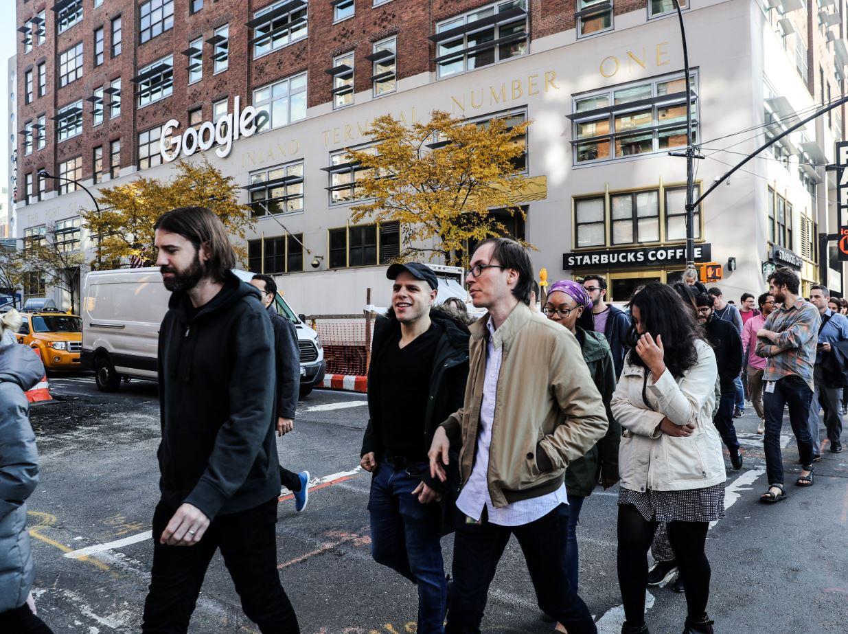Google workers around the world protest its corporate culture | GMA ...