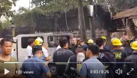 Fire hits 2-storey house in Marikina | GMA News Online