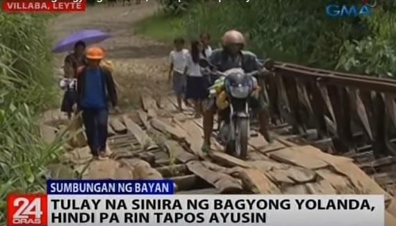 Damaged bridge yet to be repaired five years after Yolanda hit | GMA ...