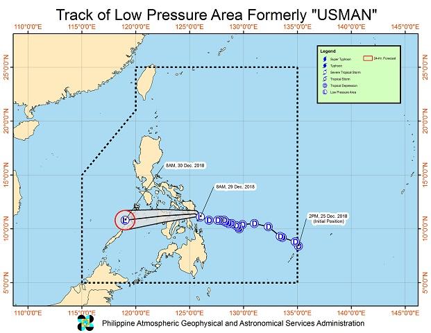 Usman makes landfall over Eastern Samar, weakens into an LPA | GMA News ...