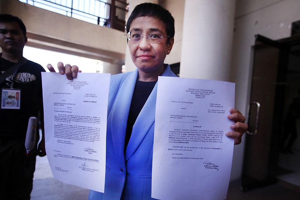 Pasig court defers Maria Ressa’s arraignment for tax case | GMA News Online