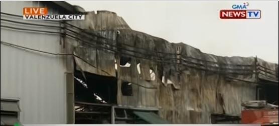 Plastics factory in Valenzuela gutted by fire; two people injured | GMA ...